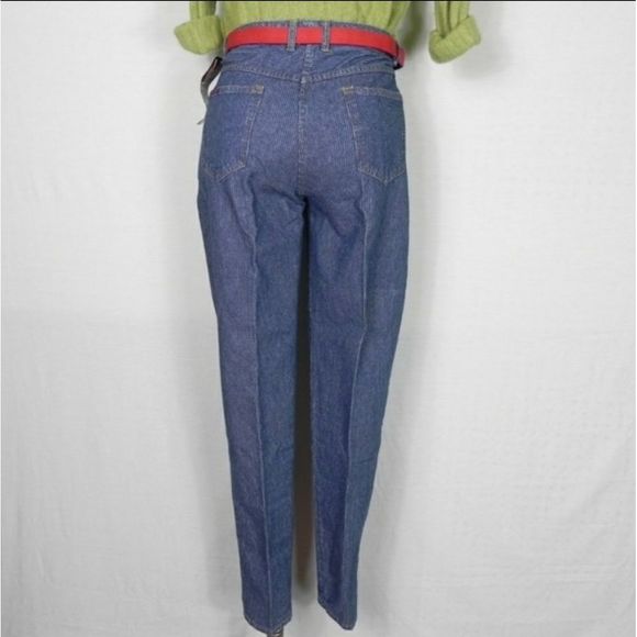 Vintage | Jeans | Vintage Brittania Patterned High Waisted Jeans | Poshmark